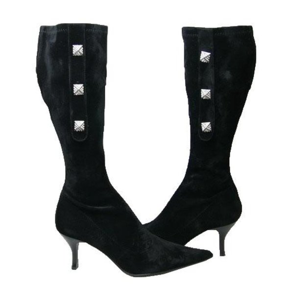 Lorena | Shoes | Lorena New Buckle Stud Boot Pointy Toe | Poshmark